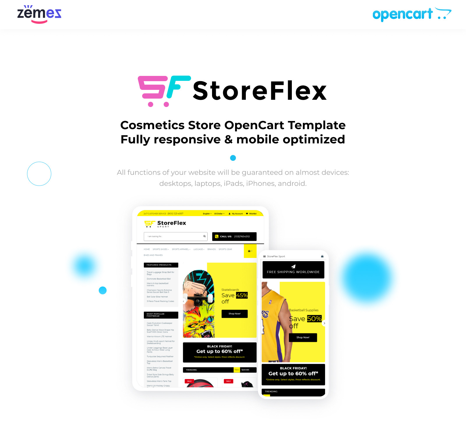 StoreFlex - Cosmetics Store Responsive OpenCart Template